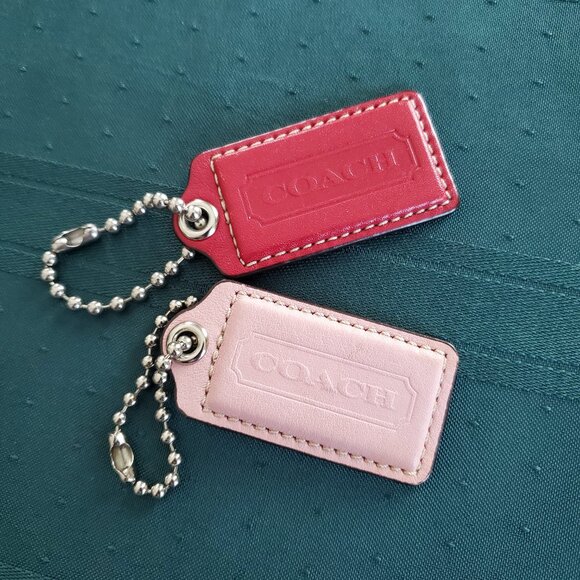 Coach | Bags | Coach Leather Hang Tags Handbag Tagfob | Poshmark